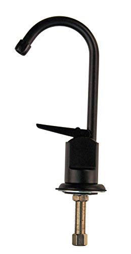 Westbrass D203-NL-62 6" Touch-Flo Style Pure Cold Water Dispenser Faucet, Matte Black