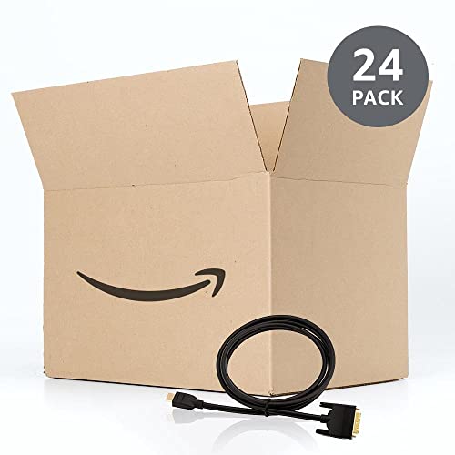 Amazon Basics HDMI to DVI Adapter Cable, Bi-Directional 1080p, Gold Plated, Black, 6 Feet, 24-Pack