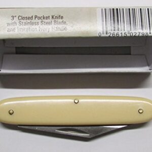 Frost Cutlery 15-021IV Novelty Ivory Folding Pocket Knife