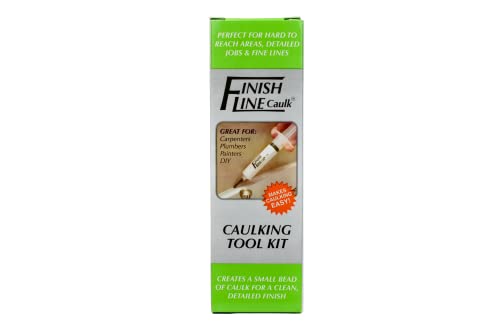 Finish Line Caulk Tool Precision Caulking System Starter Set