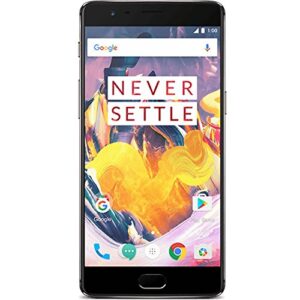 oneplus 3t a3003 unlocked smartphone, 5.5-inch 128gb dual-sim 4g lte - international version (gunmetal)