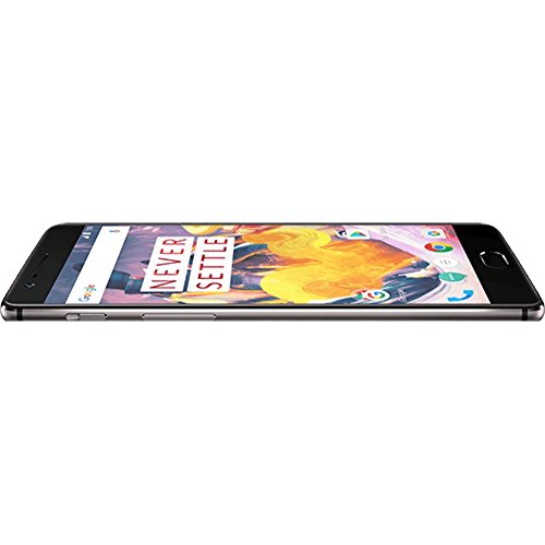 OnePlus 3T A3003 Unlocked Smartphone, 5.5-Inch 128GB Dual-SIM 4G LTE - International Version (Gunmetal)