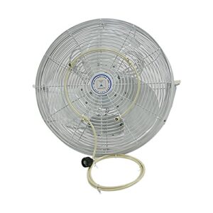 mistcooling - fan mist kit - low pressure misting ring - diy fan mist ring with brass/stainless steel nozzles (fmk12-4)