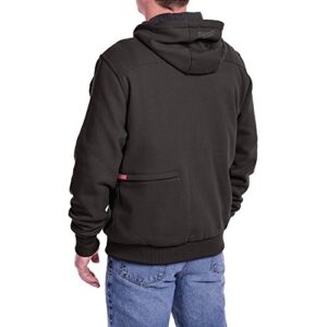 Milwaukee Hoodie M12 12V Lithium-Ion Heated Jacket KIT Front and Back Heat Zones - Battery and Charger Included - (Large, Black)