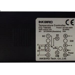 Inkbird F and C Display PID Temperature Controller Thermostat ITC-106RH Relay Output AC 100 to 240V