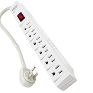 MaxLLTo 1 FT 6 Outlet Safety Surge Protector Angle Plug AC Wall Power Strip