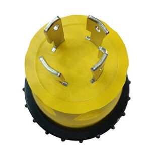 Parkworld 885316 Adapter Generator 30A L14-30P Male to RV Shore Power 30A L5-30R Female with Locking Ring