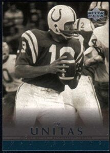 2000 upper deck legends #28 johnny unitas