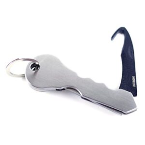 TROIKA Silver Tone Box Opener Keyring