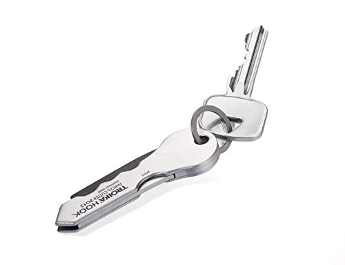 TROIKA Silver Tone Box Opener Keyring