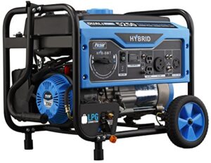 pulsar 5,250w dual fuel portable generator with switch and go technology, pg5250b