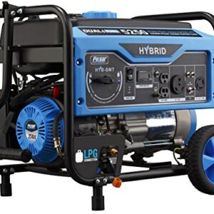 Pulsar 5,250W Dual Fuel Portable Generator with Switch and Go Technology, PG5250B