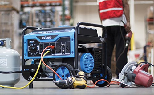 Pulsar 5,250W Dual Fuel Portable Generator with Switch and Go Technology, PG5250B