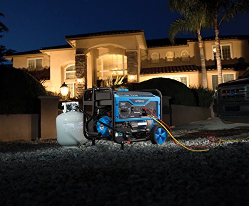 Pulsar 5,250W Dual Fuel Portable Generator with Switch and Go Technology, PG5250B