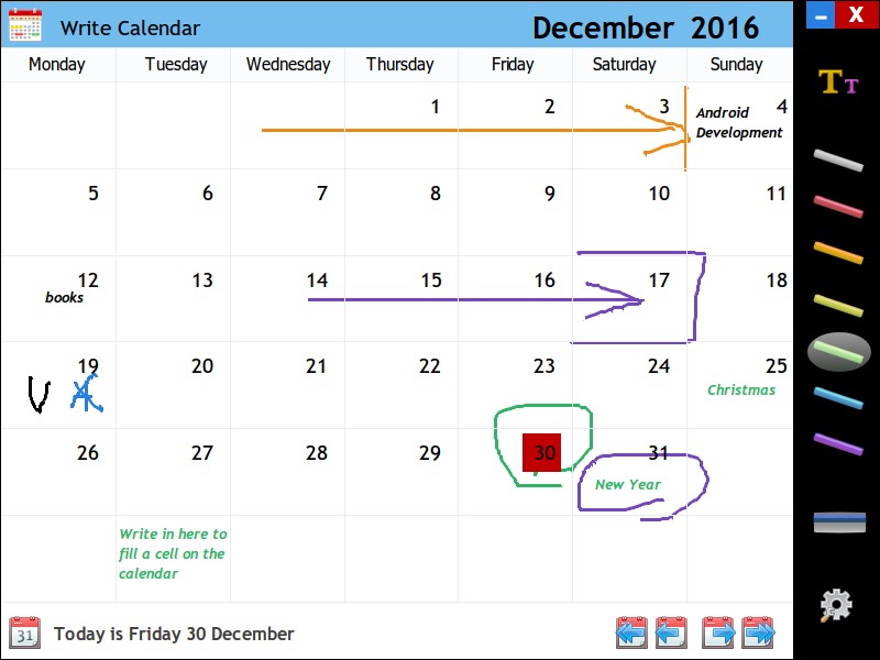 Write Calendar [Download]