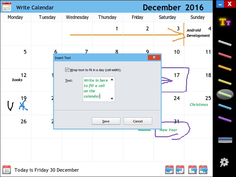 Write Calendar [Download]