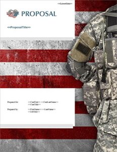 proposal pack military #5 - business proposals, plans, templates, samples and software v20.0