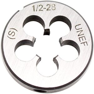 1/2"-28 tpi unef right hand round die, machine thread die