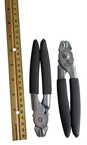 Hog Ring Pliers & 150 Galvanized Hog Rings, Professional Upholstery Installation Kit