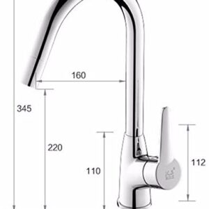 SJQKA-Faucet Kitchen sink faucet copper body thickened rotary laundry pool sink Xicai basin faucet