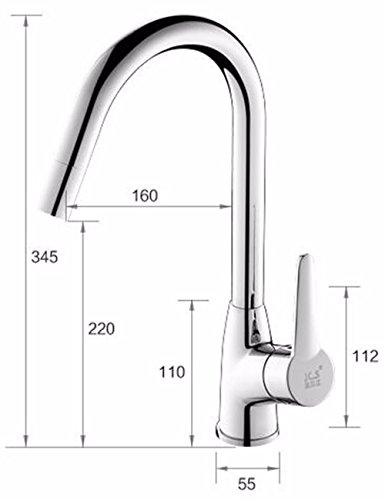 SJQKA-Faucet Kitchen sink faucet copper body thickened rotary laundry pool sink Xicai basin faucet