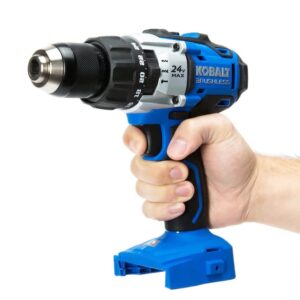 Kobalt 1/2-in 24-Volt Max-Volt Lithium Ion (Li-ion) Variable Speed Brushless Cordless Hammer Drill Bare Tool Only (Tool Only, Model #kdd524b-03)