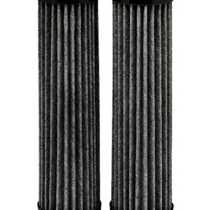 EcoPure EPW2F Premium Fact Universal Whole Home Filter (2 Pack), Dark Gray/Black