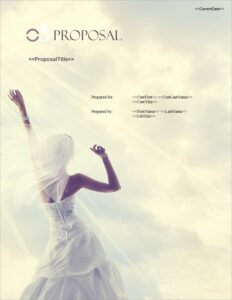 proposal pack wedding #5 - business proposals, plans, templates, samples and software v20.0