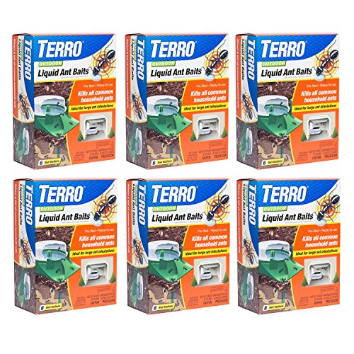 Terro T1806-6 Outdoor Liquid Ant Baits - 6 Pack