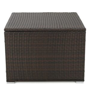 christopher knight home santa rosa wicker storage box, multibrown