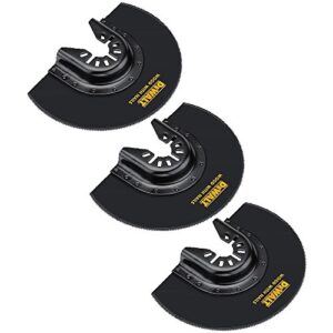 dewalt oscillating tool blades, flush cut, 3-pack (dwa4212-3)