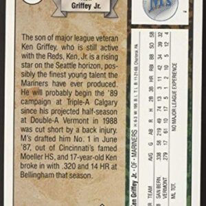 1989 Upper Deck #1 Ken Griffey Jr. NM+++ RC Rookie Seattle Mariners Baseball