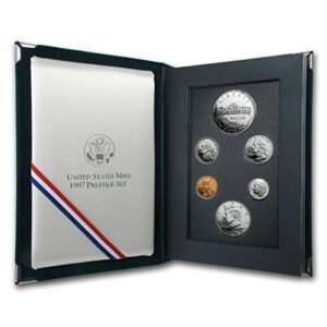 1997 varies us prestige proof set in original packaging from us mint proof