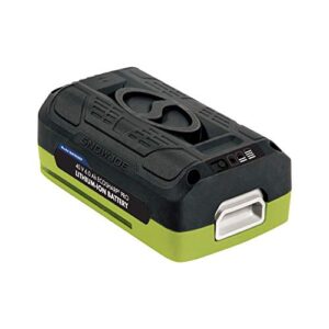 snow joe + sun joe certified authentic ionmax ibat40xrp ecosharp® pro lithium-ion battery, 40 volt, 6.0 ah