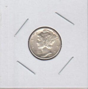 1940 d winged liberty head or"mercury" (1916-1945) dime choice fine details