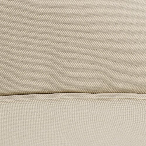 Classic Accessories Montlake FadeSafe Water-Resistant 48 x 18 x 3 Inch Outdoor Bench/Settee Cushion Slip Cover, Patio Furniture Swing Cushion Cover, Antique Beige, Patio Furniture Cushion Covers