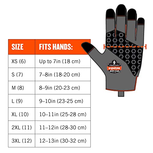 Waterproof Work Gloves, High Visibility, Thermal Insulated, Touchscreen, Enhanced Grip, Ergodyne ProFlex 818WP , Orange