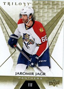 2016-17 upper deck trilogy #12 jaromir jagr florida panthers hockey card