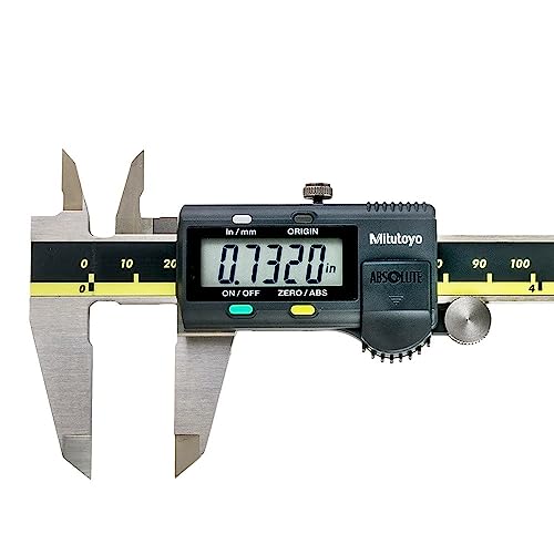 Mitutoyo 500-197-30 Electronic Digital Caliper AOS Absolute Scale Digital Caliper, 0 to 8"/0 to 200mm Measuring Range, 0.0005"/0.01mm Resolution