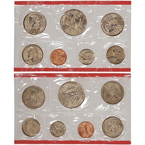 1981 Various Mint Marks United States Mint Uncirculated Coin Set in Original Government Packaging Uncirculated