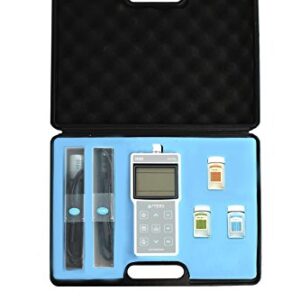 Apera Instruments AI421 PH400S Portable Ph Meter Kit, 0.01 Ph Accuracy, -2.00 to 19.99 pH Range, GLP Data Management (500 Groups of Data Storage), USB Data Output, 1.3" Height, 3.4" Wide, 7" Length