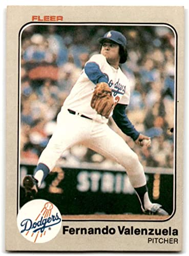 Baseball MLB 1983 Fleer #224 Fernando Valenzuela Dodgers