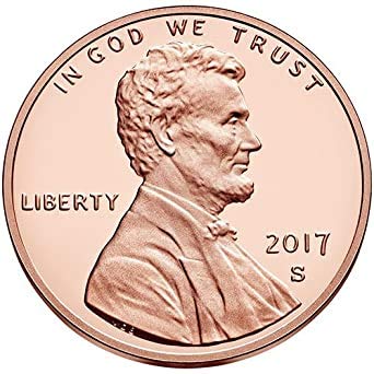 2017 S Lincoln 2017 Lincoln Shield Cent Proof Deep Cameo Cent Perfect Uncirculated US Mint DCAM