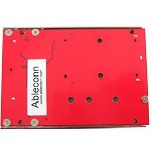 Ableconn ISAT-M2MS mSATA or M.2 NGFF SATA SSD to 2.5-Inch SATA Adapter with Aluminum Frame Bracket - Convert mSATA or M.2 SATA SSD to a 2.5" 7mm SATA Drive