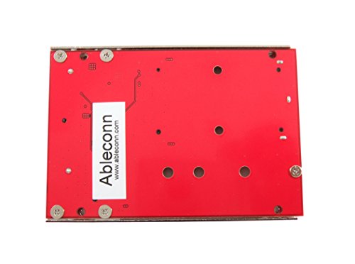 Ableconn ISAT-M2MS mSATA or M.2 NGFF SATA SSD to 2.5-Inch SATA Adapter with Aluminum Frame Bracket - Convert mSATA or M.2 SATA SSD to a 2.5" 7mm SATA Drive