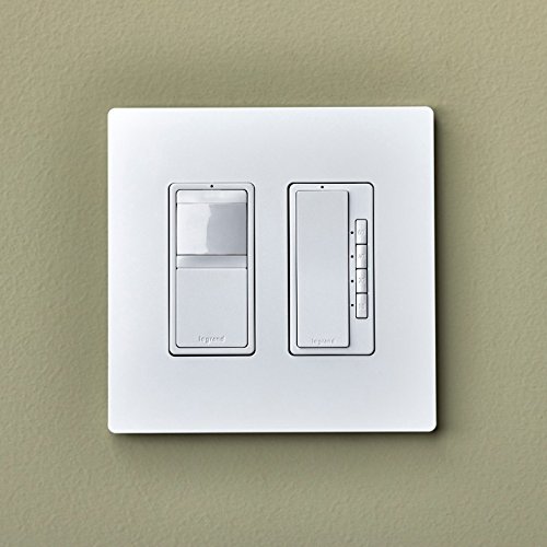 Legrand - Pass & Seymour Radiant 4 Button Light Switch with LED Locator, White Digital Light Switch with Countdown Timer and Rocker Wall Switch, RT2WCCV4, 1 Count