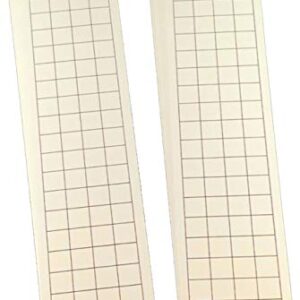 5"x 22" 24 Pack, Fly Light, Insect Light Trap Replacement Glue Boards with 1" Grid