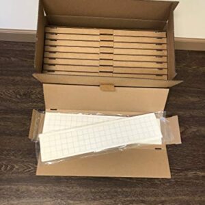 5"x 22" 24 Pack, Fly Light, Insect Light Trap Replacement Glue Boards with 1" Grid