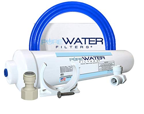 Under Sink Water Filter Kit, NSF/ANSI Certified, Direct Quick Connect, Made in USA, 1500 Gallons High Capacity Per Cartridge