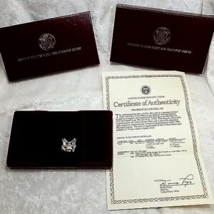 1988 S US Olympic Proof Silver Dollar $1 US Mint PF - Original Packaging with COA -